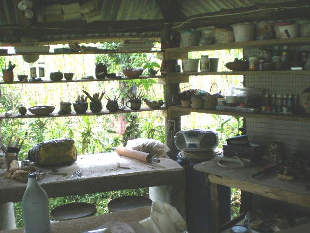 inside the art studio | Barking Horse Farm